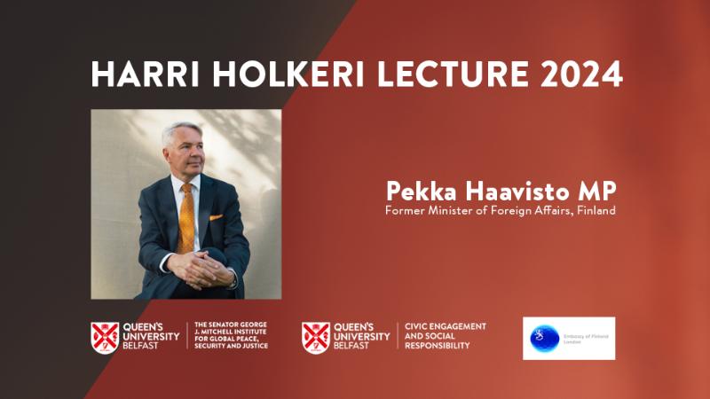 06.06.2024 - Harri Holkeri Lecture 2024 | Research | Queen's University ...