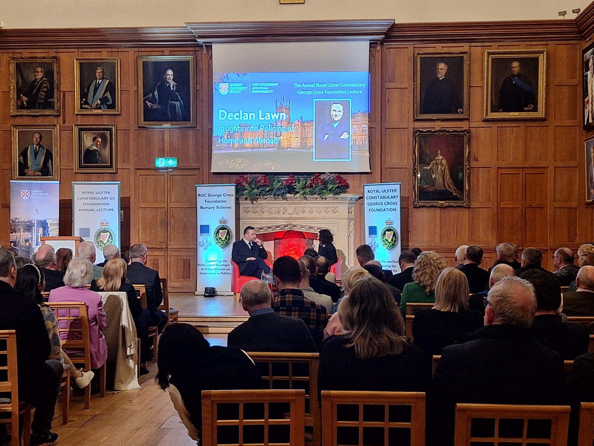 Declan Lawn speaks at the Annual George Cross RUC Lecture | Public ...