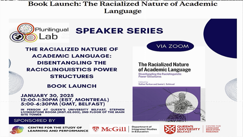 30.1.25 Book Launch of "The Racialized etc | Centre for Language ...