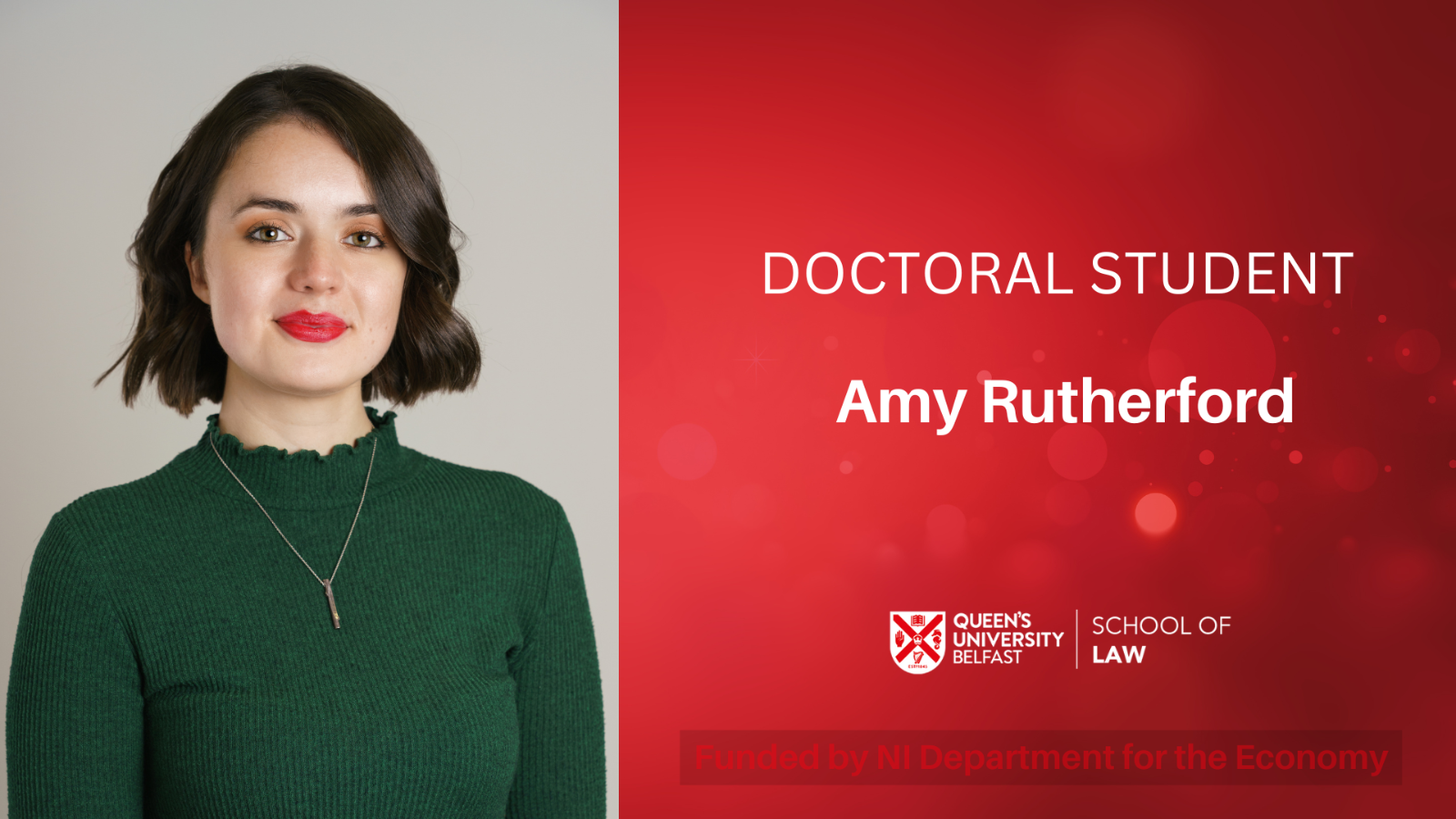 Congratulations to Amy Rutherford on her NI Department for the Economy ...