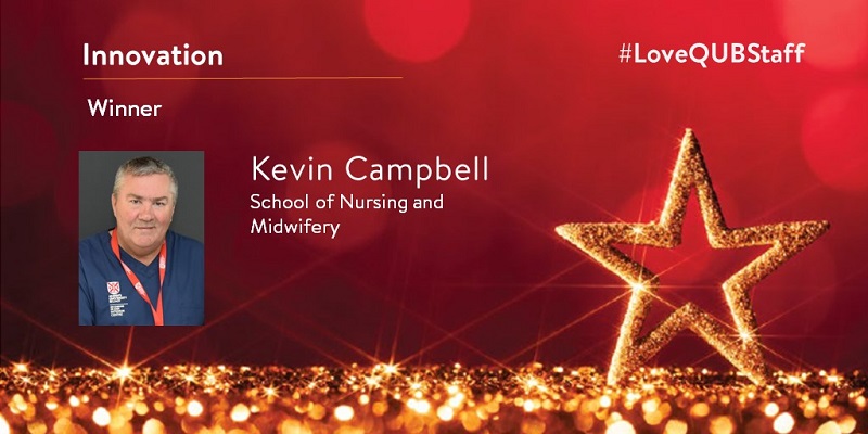 Kevin Campbell, Technician, wins Innovation Award at QUB Staff ...